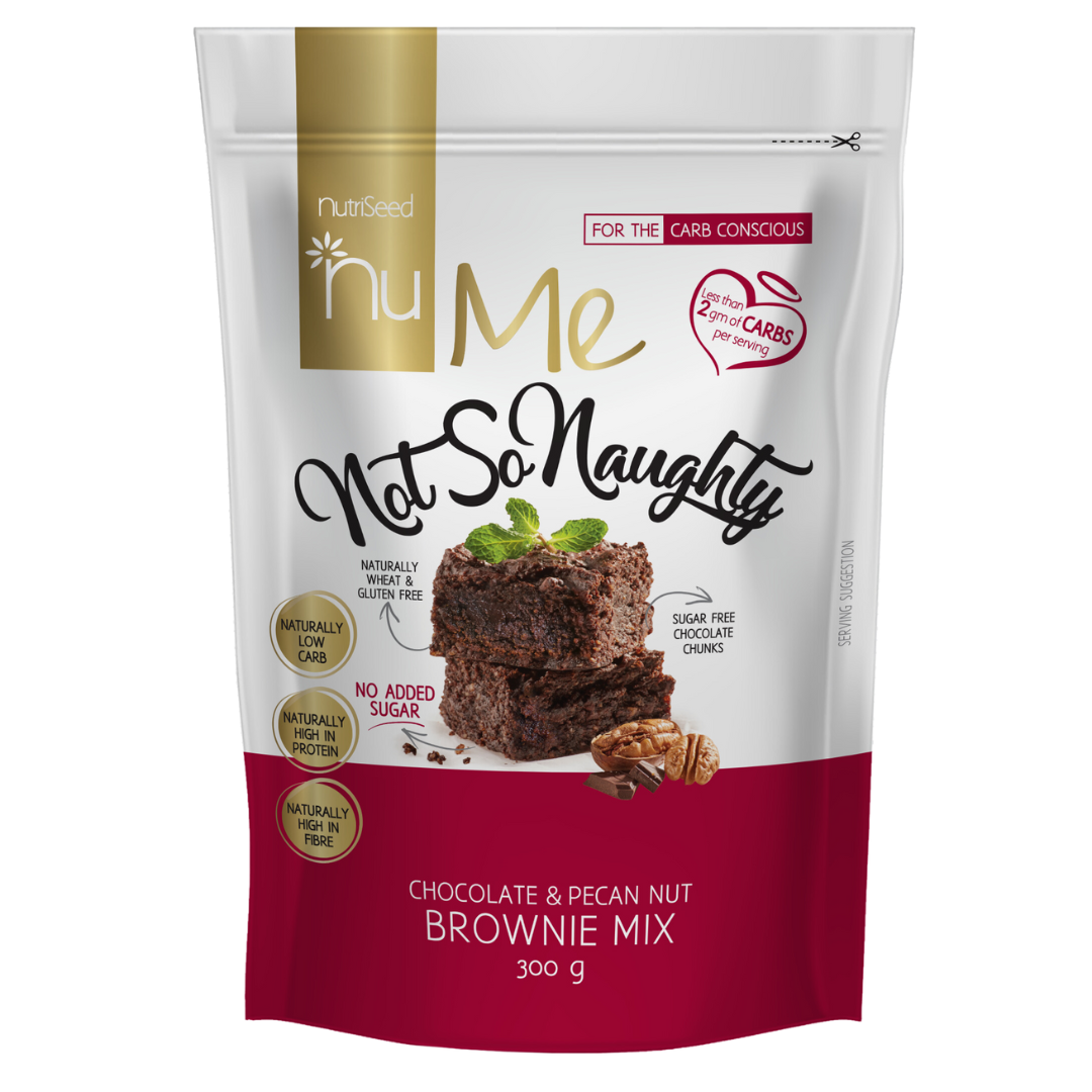 NuMe Chocolate & Pecan Nut Brownie Mix | NutriSeed | – Nutriseed