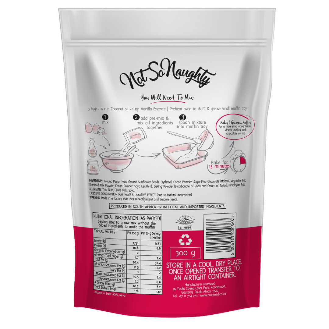 NuMe Chocolate Muffin Mix | NutriSeed | – Nutriseed