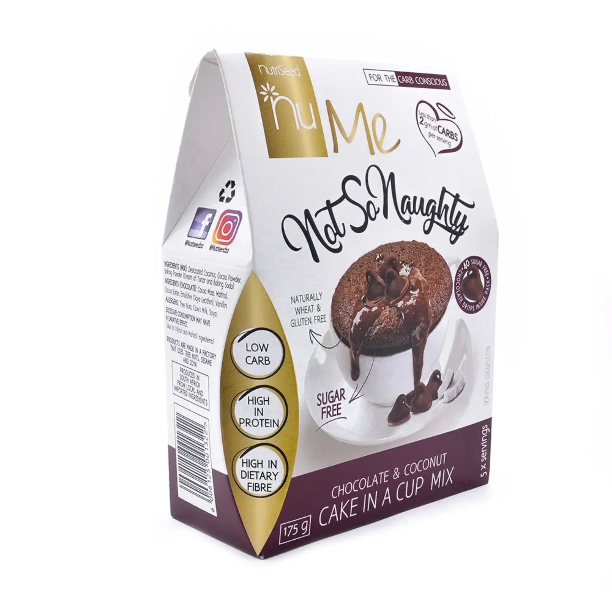 NuMe Chocolate Cake-In-a-Cup Online | NutriSeed | – Nutriseed