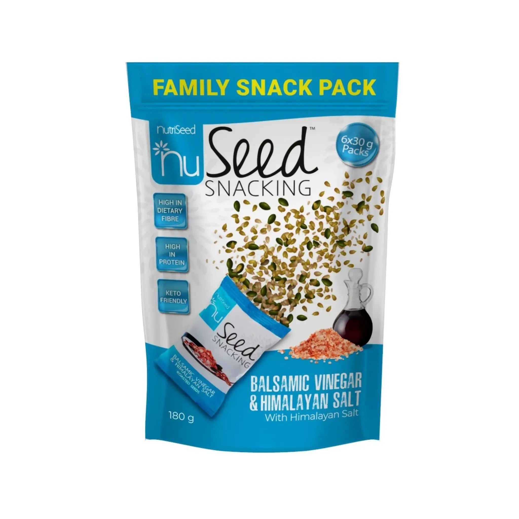 NuSeed Vanilla & Chia Roasted Seeds - Family Pack | NutriSeed | – Nutriseed